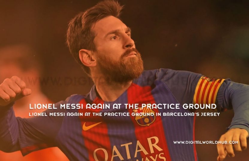 Lionel Messi Again At The Practice Ground In Barcelona’s Jersey ...