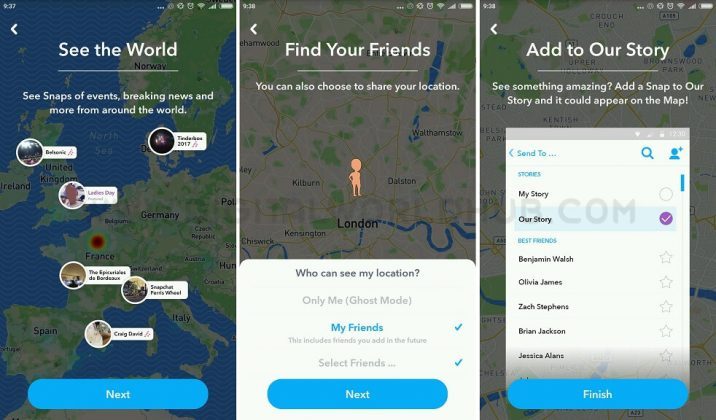 Snapchat’s New Feature Called Map Explore | Digital World Hub