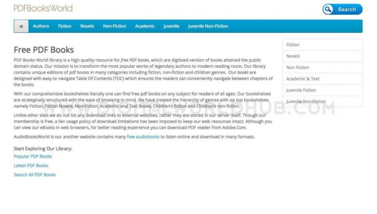 Best 10 eBook Websites To Download | Digital World Hub